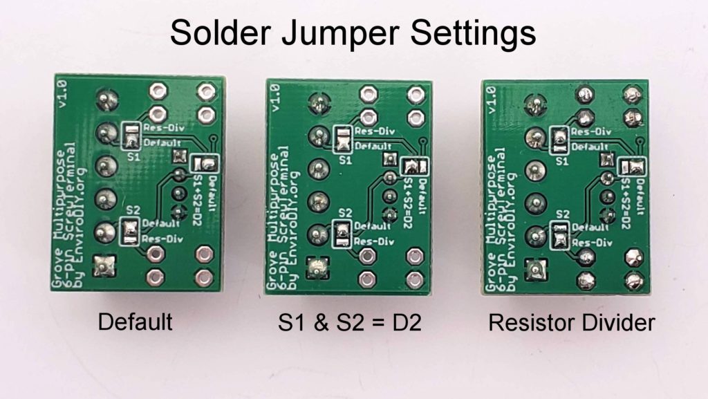 EnviroDIY Multipurpose 6-pin Screw Terminal Grove Adapter (Pack of 5 ...